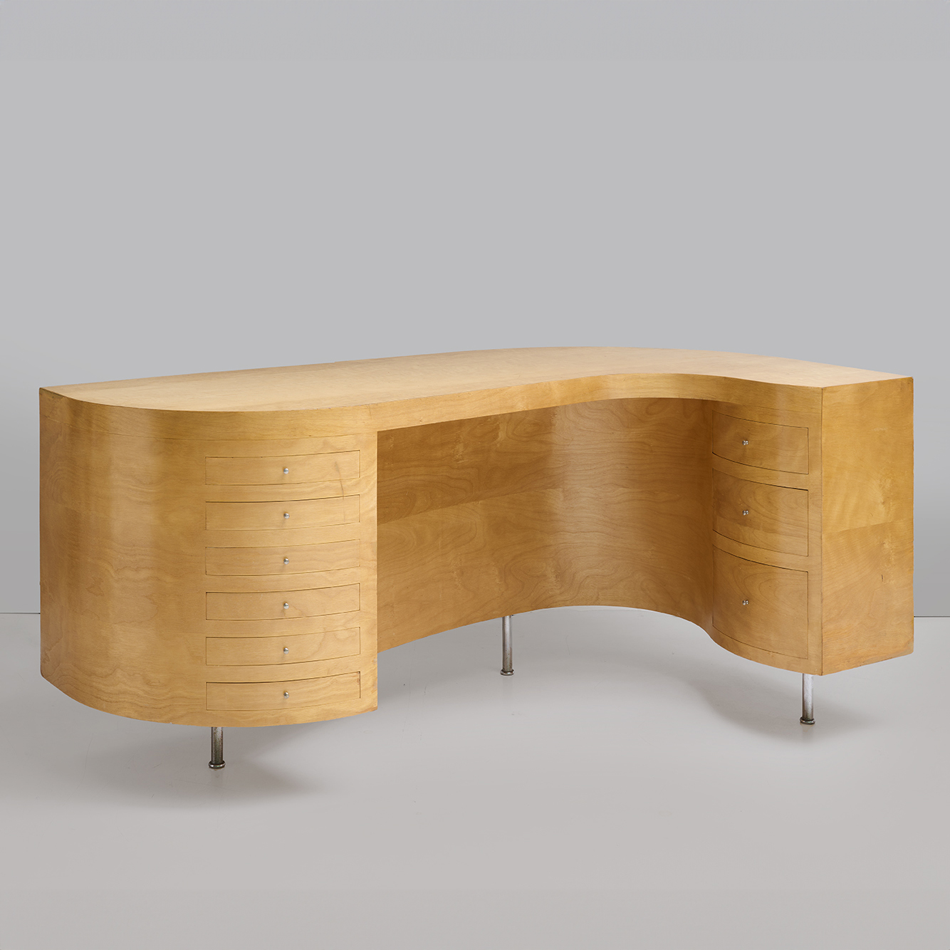 “Plywood” desk, 1989 - Jasper Morrisson - Jousse entreprise